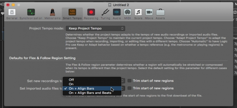 Adding Tracks and Using Smart Tempo in Logic Pro - Loop Community Blog